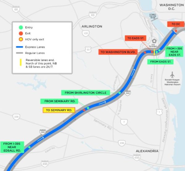 Final Preps Underway Ahead of I-395 Express Lanes Opening This Weekend ...