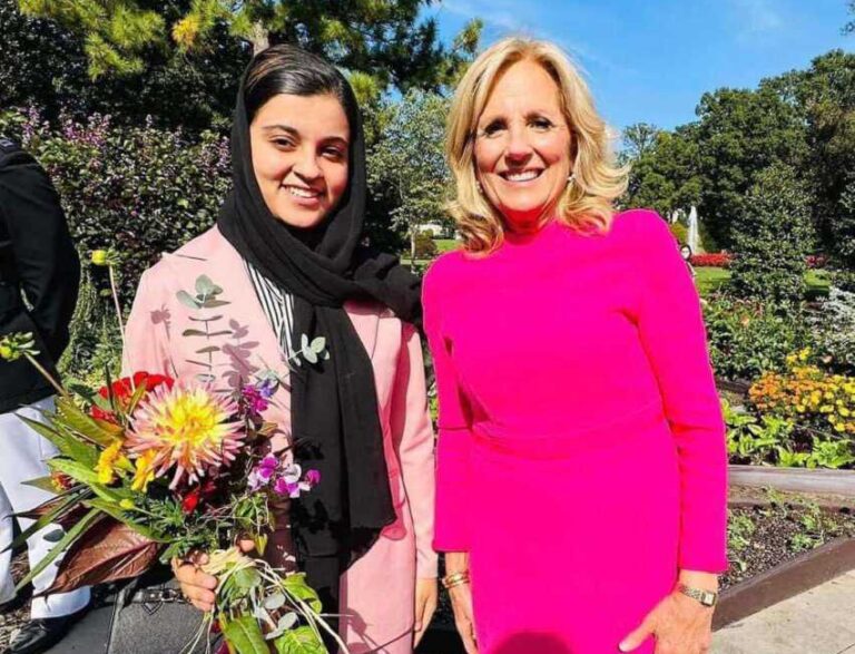 Alexandria’s ‘Girl Leading Change’ Zahra Rahimi returns to the White ...
