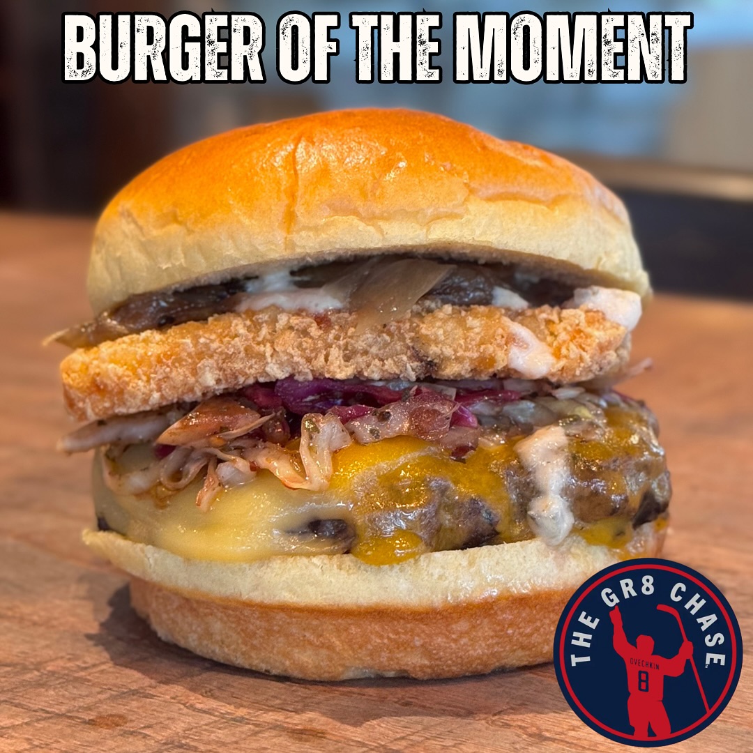Notes: Holy Cow’s new “Great 8” burger celebrates Alex Ovechkin’s ...