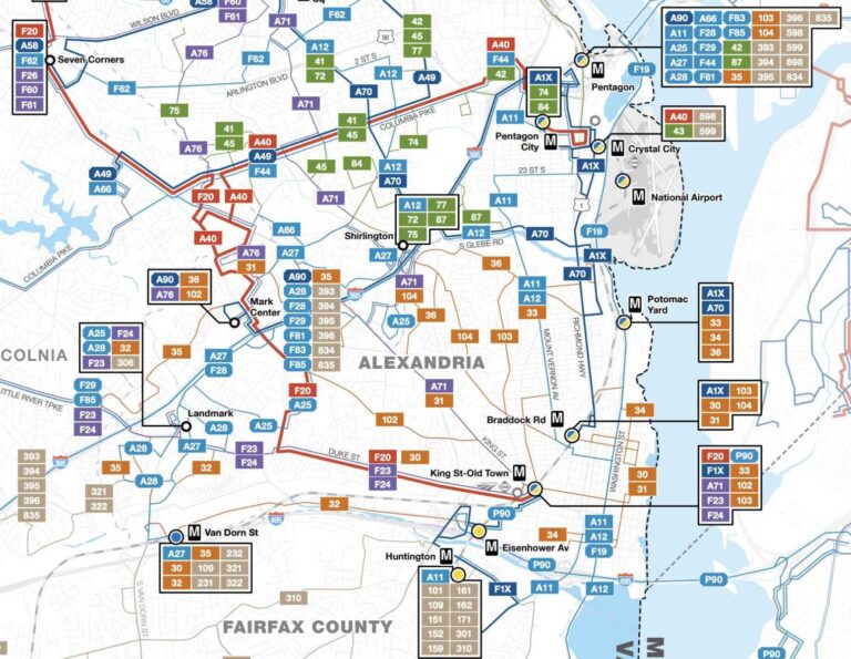 Alexandria riders face new bus routes, signs as Metro launches system ...
