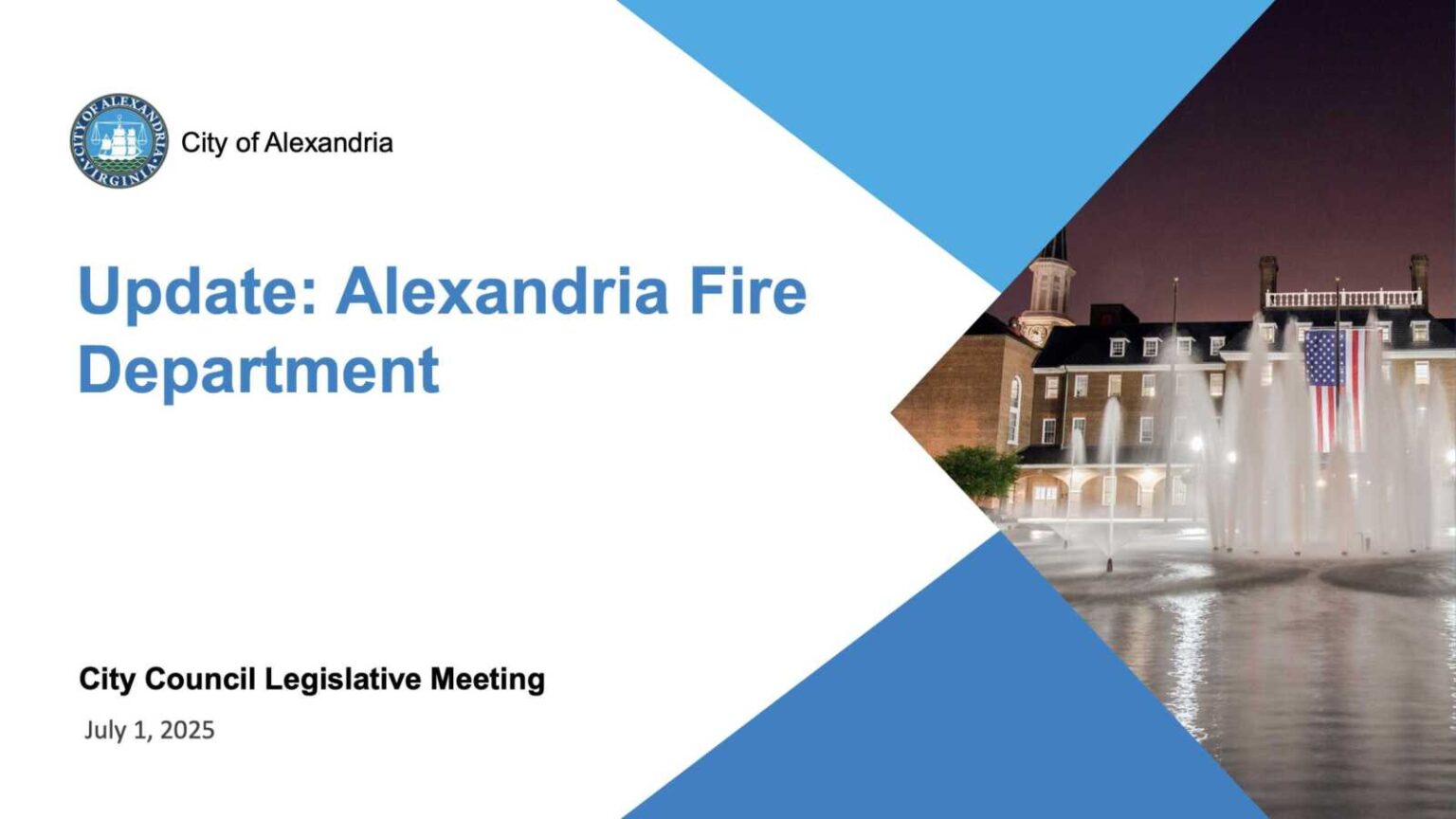 Alexandria Fire Chief reports dramatic turnaround in employee retention ...