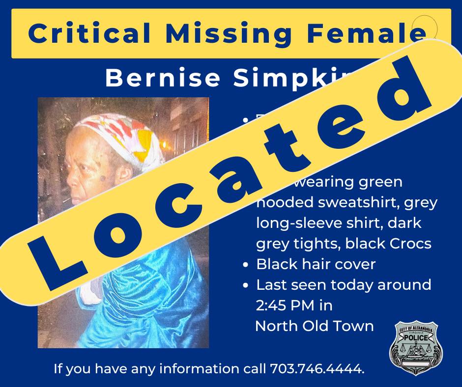 Missing 76-year-old Alexandria woman found safe after hours-long search ...
