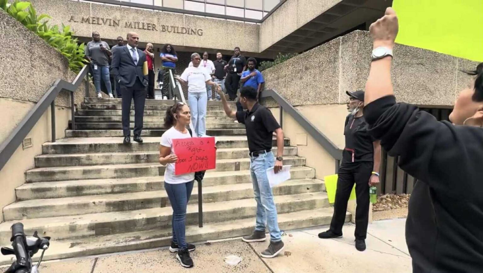 Alexandria housing authority tenants protest poor conditions, delayed ...