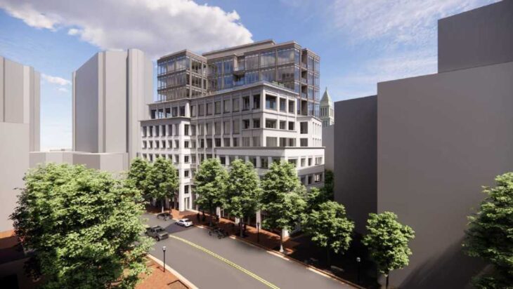 Carlyle office building conversion to 187 apartments heads to Planning ...