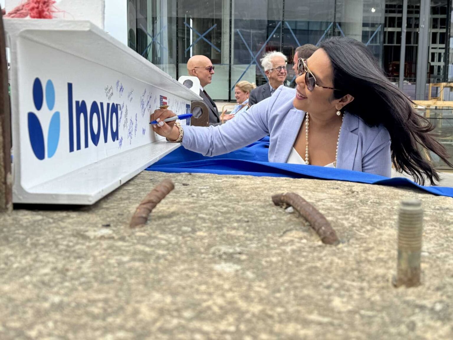 Inova Alexandria Hospital at Landmark marks topping-out milestone | ALXnow