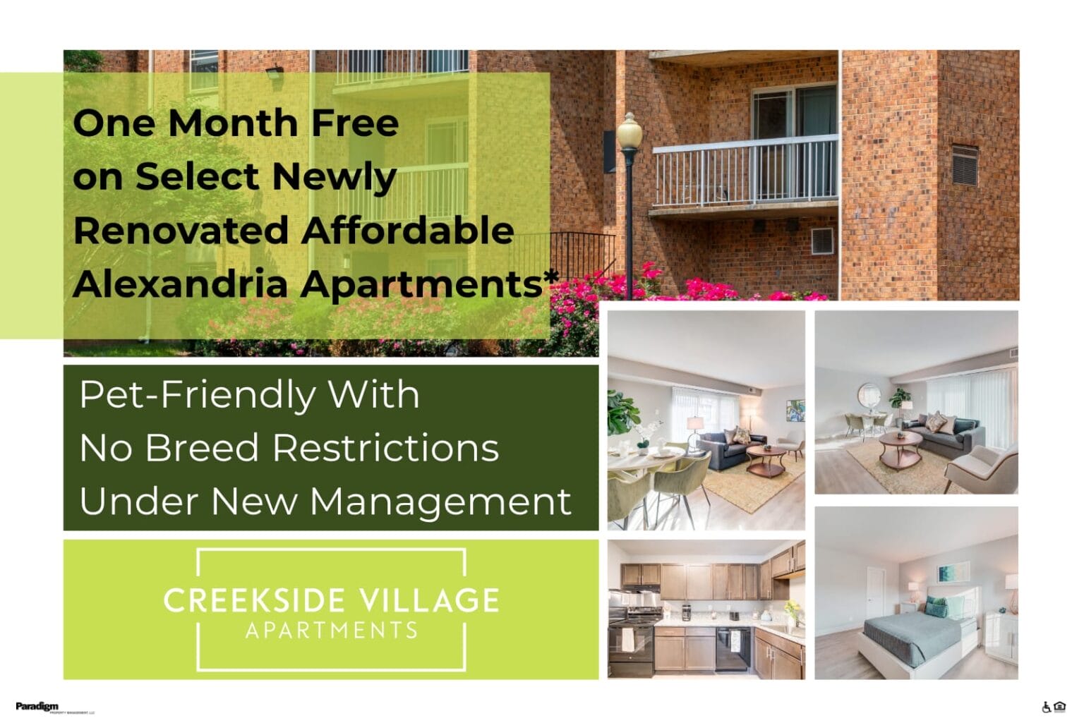 The all-new Creekside Village: fresh upgrades, affordable rents, plus ...