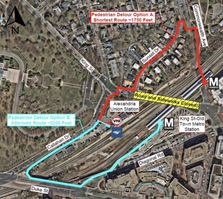 King Street closure for VRE work at Alexandria Union Station to begin ...